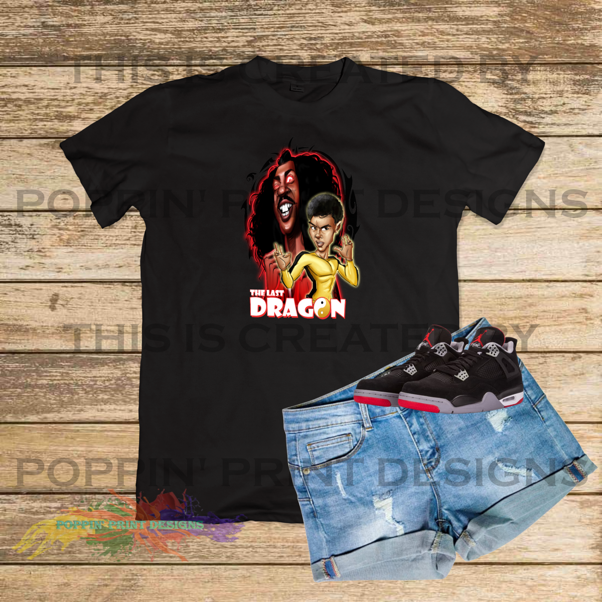 Last Dragon T-Shirt – Poppin' Print Customs